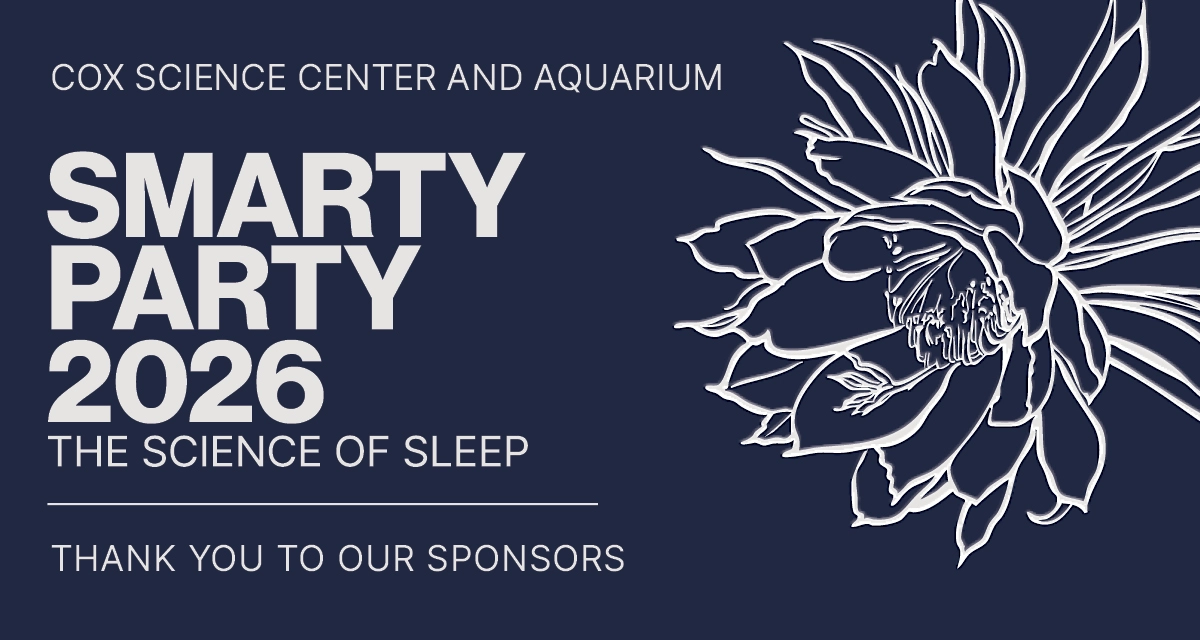Smarty Party Sponsors | Cox Science Center and Aquarium